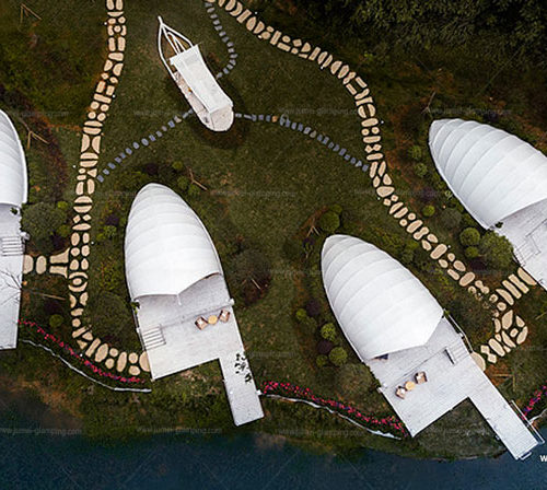 Waterdrop Glamping Pod - Jumei Glamping Tents and Pods