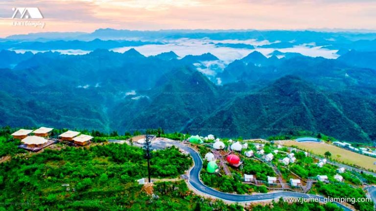 6 Styles of Glamping Tents and Pods on a Mountain Top Resort - Jumei ...