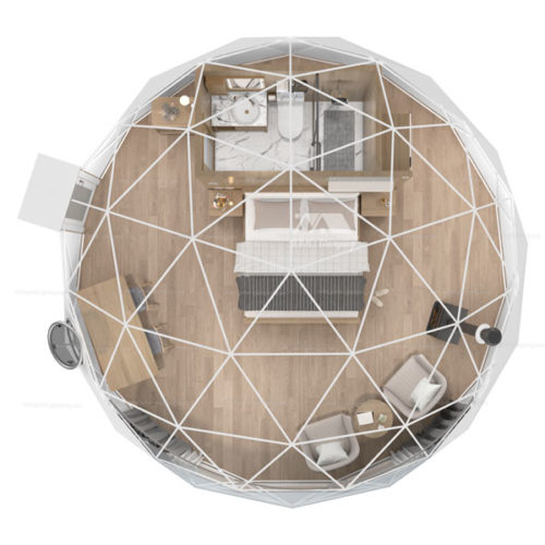 Glamping Dome Tents Convenient and safe living experience - Jumei ...