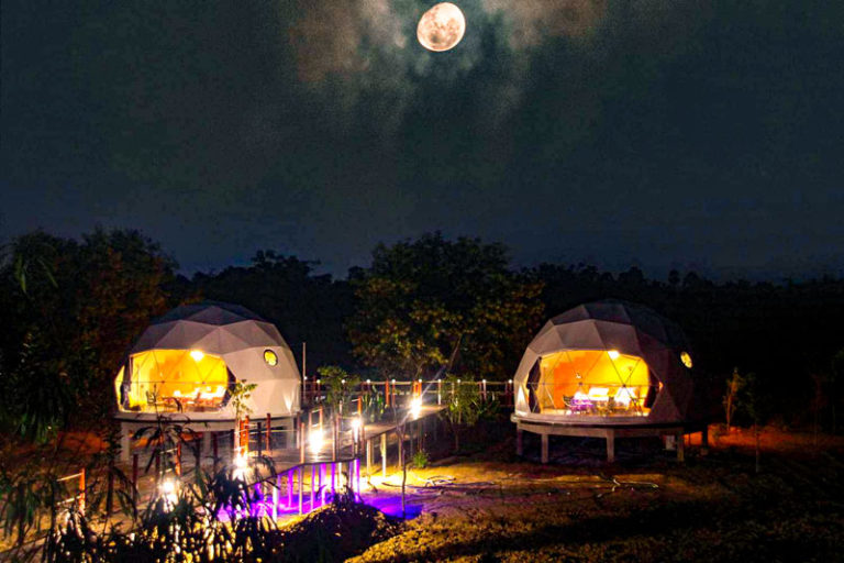 Two 7M Luxury Glamping Dome Tents in a Glamping Resort, Thailand ...