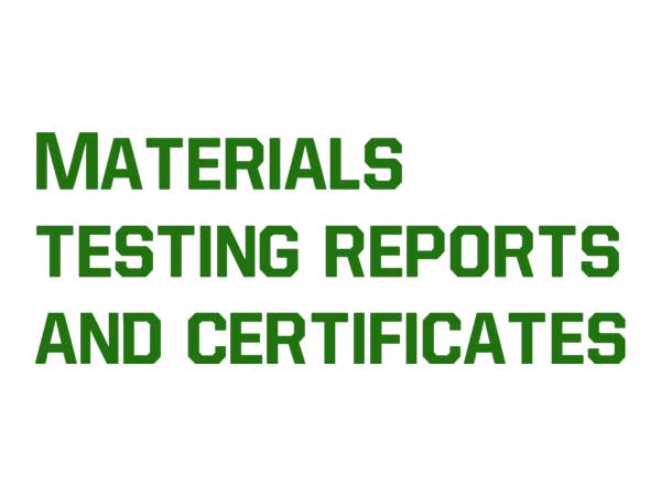 Materials Certification and Test Report - Jumei Glamping Tents and Pods