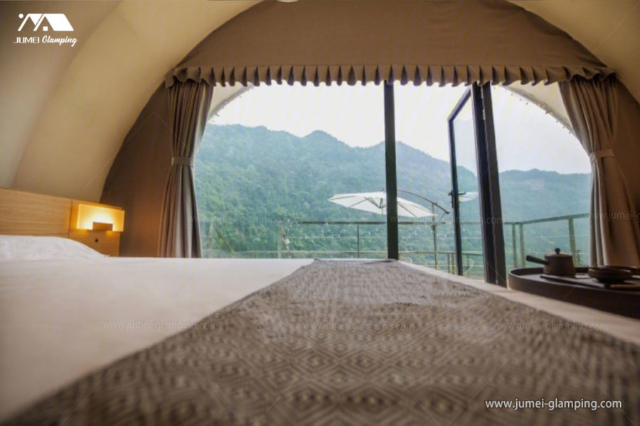 8 Styles 40s Glamping Domes and New Glamping Pods in a Resort - Jumei ...