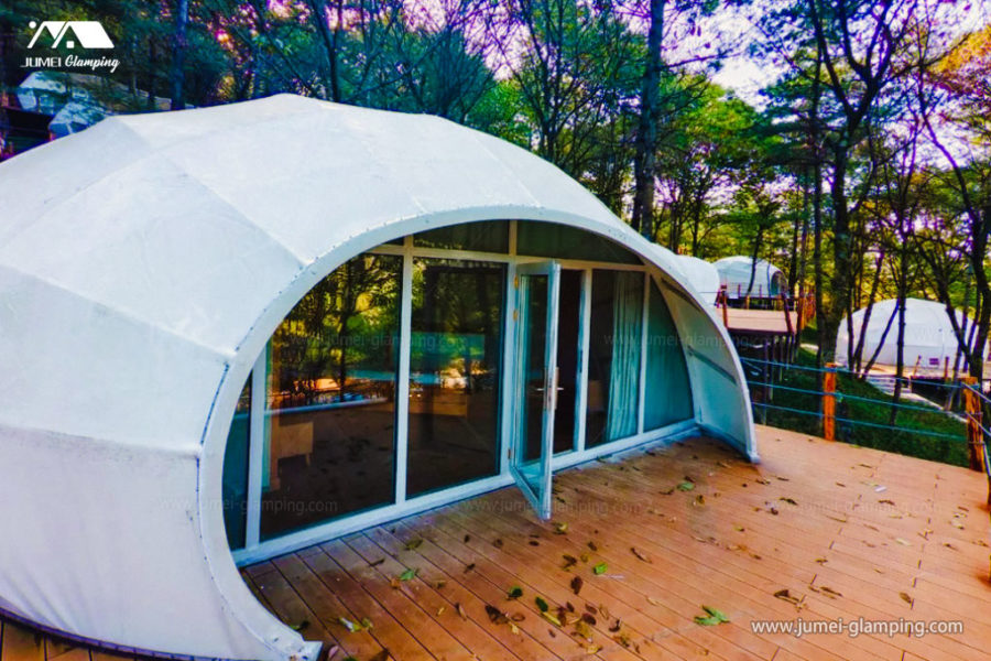 8 Styles 40s Glamping Domes and New Glamping Pods in a Resort - Jumei ...