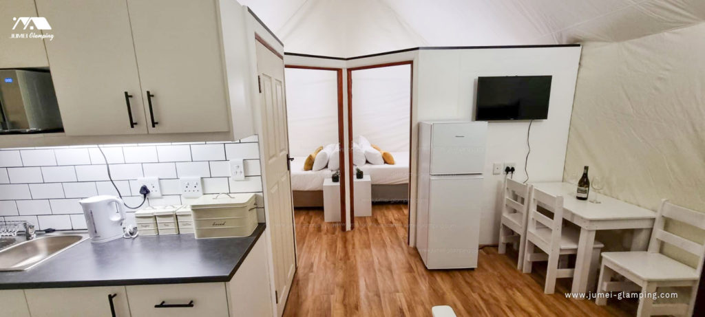 Luxury Safari Tent with Creative Interior Design - Jumei Glamping Tents