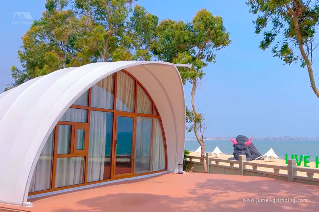 Beach Shell Glamping Pod: An Amazing All-Season Glamping Escape - Jumei ...