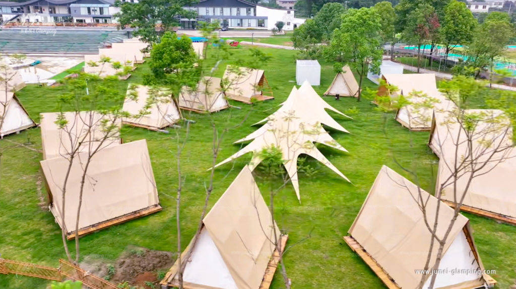 A-Frame Safari Tent Glamping - Where Kids Enjoy Nature’s Playground ...