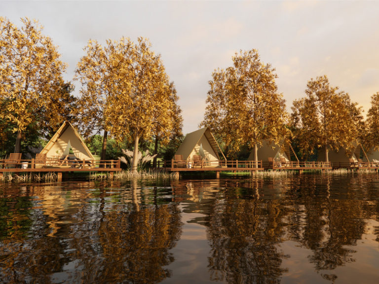 A small tent, but with all the necessary amenities - Jumei Glamping Tents